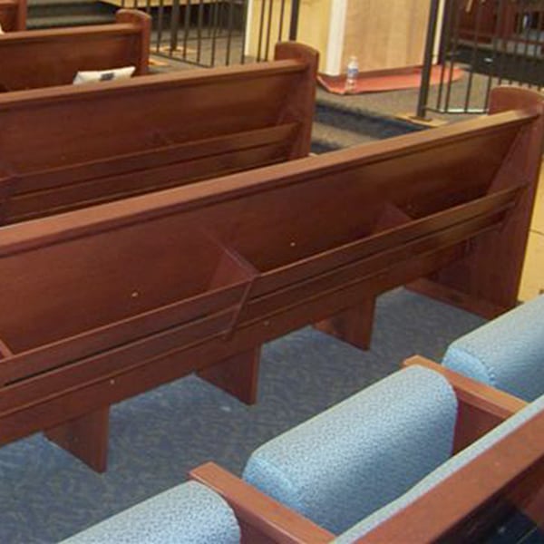 Duet Upholstered Seat & Back Pews | Sauder Worship Seating